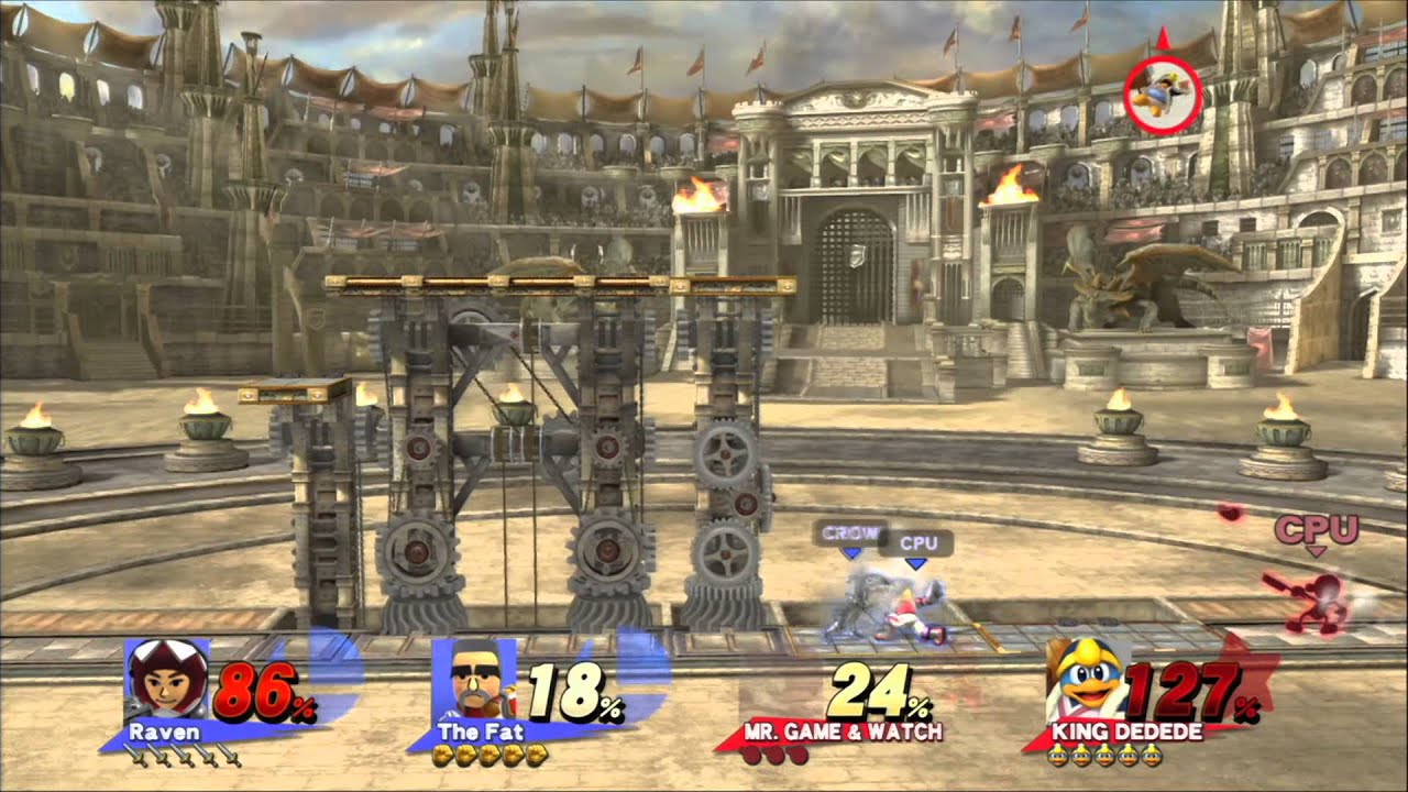 Super Smash Brothers Map Playthrough - Coliseum - YouTube