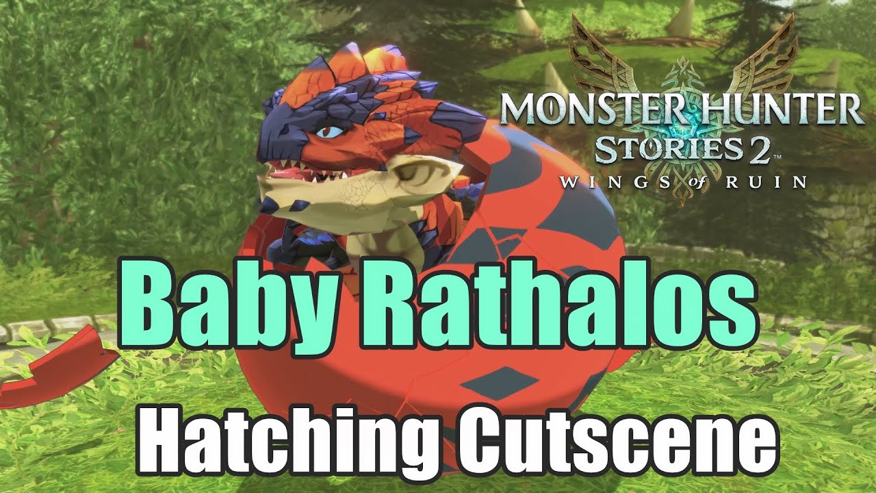 Baby Rathalos Hatching Cutscene Monster Hunter Stories 2 : Wings of ...