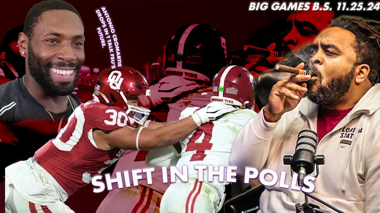 Shift in the Polls #CFB (Big Games B.S. 11.25.24) - YouTube