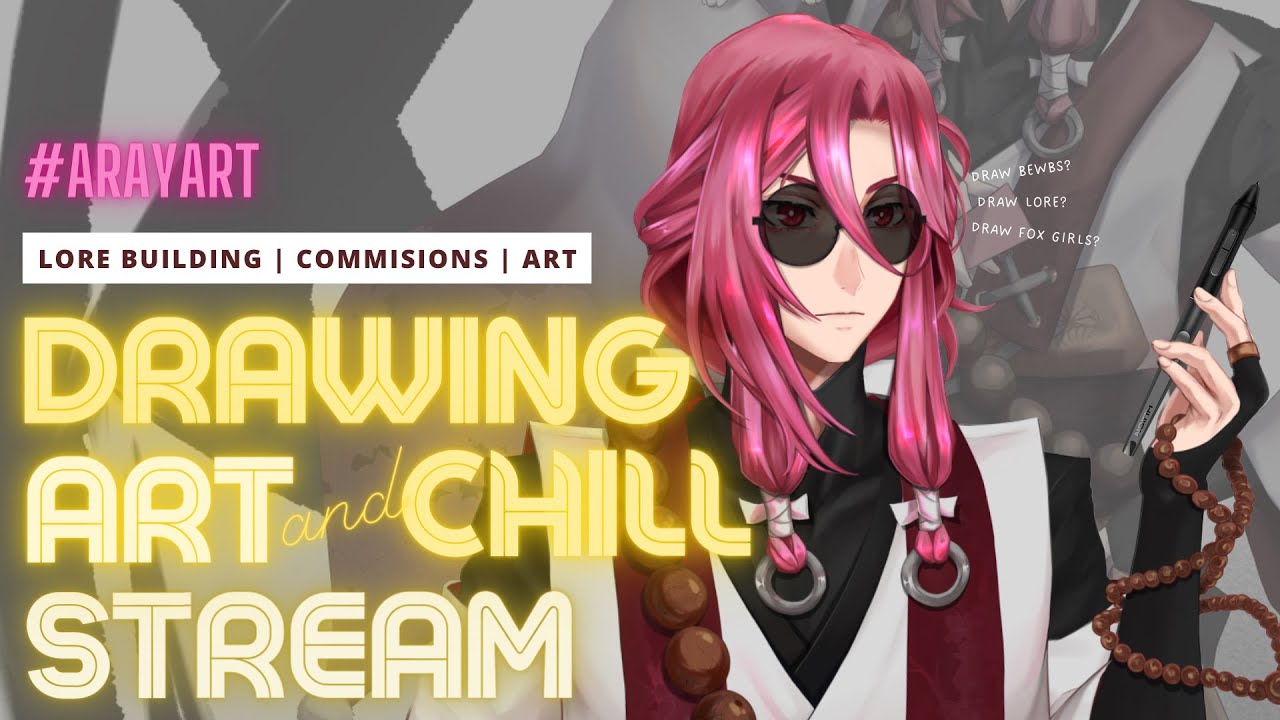 [PH/EN Vtuber] DRAWING, ART and CHILL! #Arayart Arubaito Araya Test ...