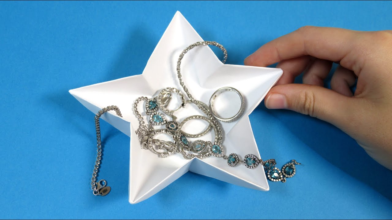 DIY Paper Star Box How to Make a Star Box Easily - YouTube