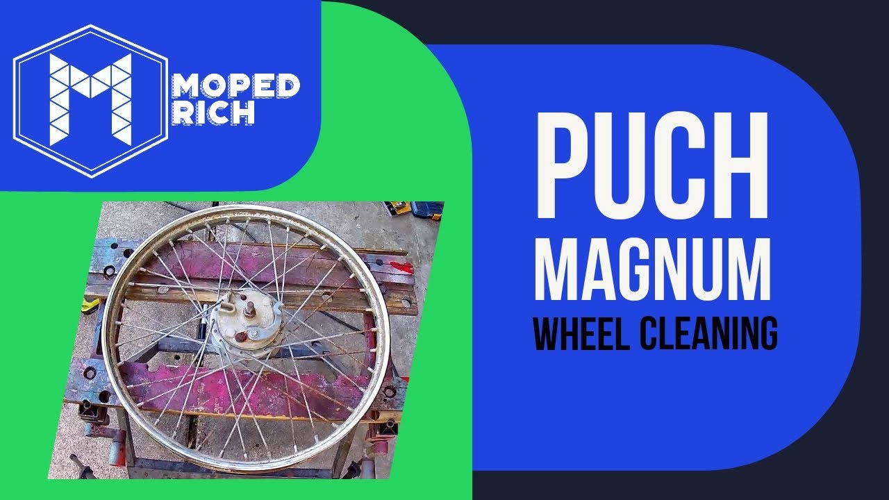 Puch Magnum Spoke Wheel Cleaning - YouTube