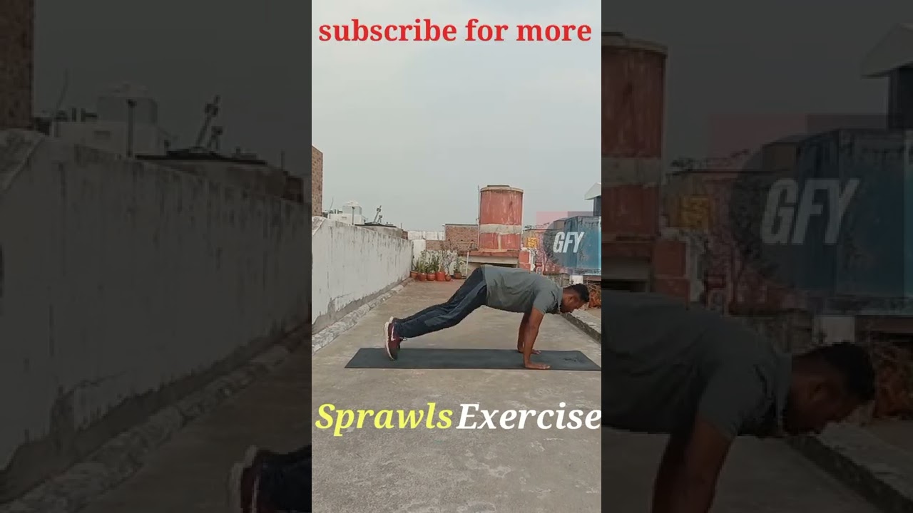 Sprawls Exercise | quick warmup | Best exercise for weight lose | go ...
