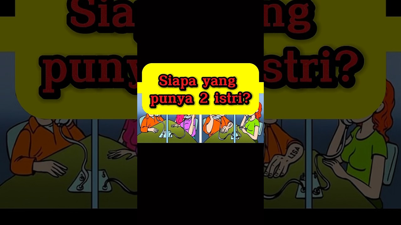 Siapa yang beristri 2? #shorts #youtubeshorts #riddles - YouTube