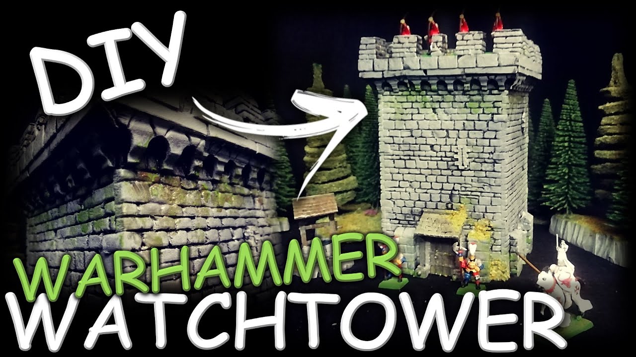DIY Warhammer Watchtower! | Easy and EPIC build! - YouTube