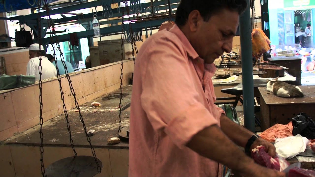 This is a meat marked in Mumbai - YouTube