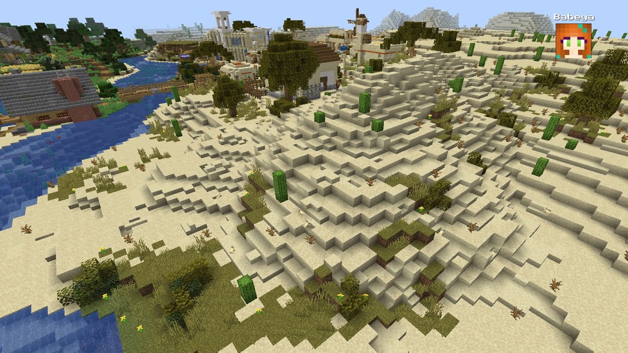 Minecraft Terraforming Sand Dunes: Freestyle Build & Chill 04- Creative ...