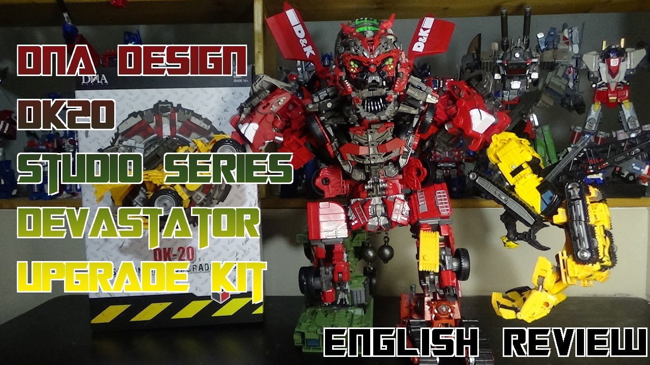 Video Review for DNA Design - DK-20 - Studio Series Devastator Upgrade ...