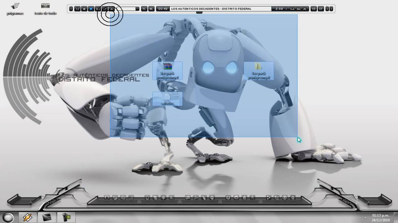 descarga SAMURIZE parecido al RAINMETER + skins de ecualizador ...