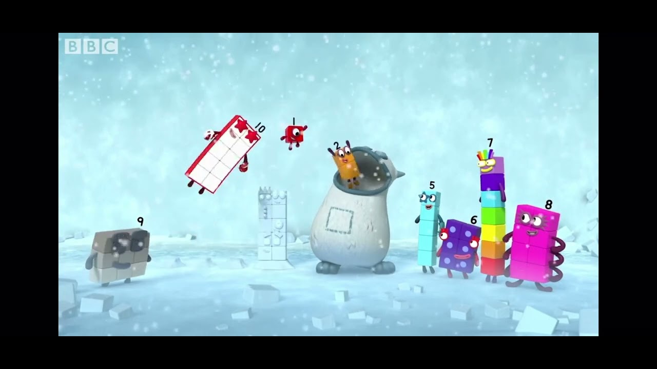 The kids are scared of the yumm Monster from numberblocks - YouTube