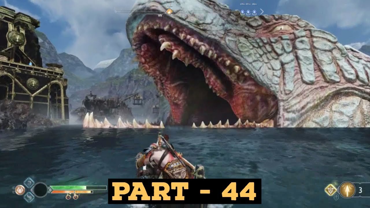 GOD OF WAR 4 Walkthrough Gameplay Part 44 - Boat into The Serpent's ...