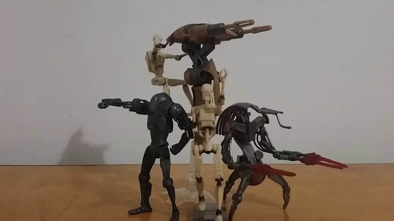 Kenner's Star Wars Power of the Force: STAP and Battle Droid - YouTube