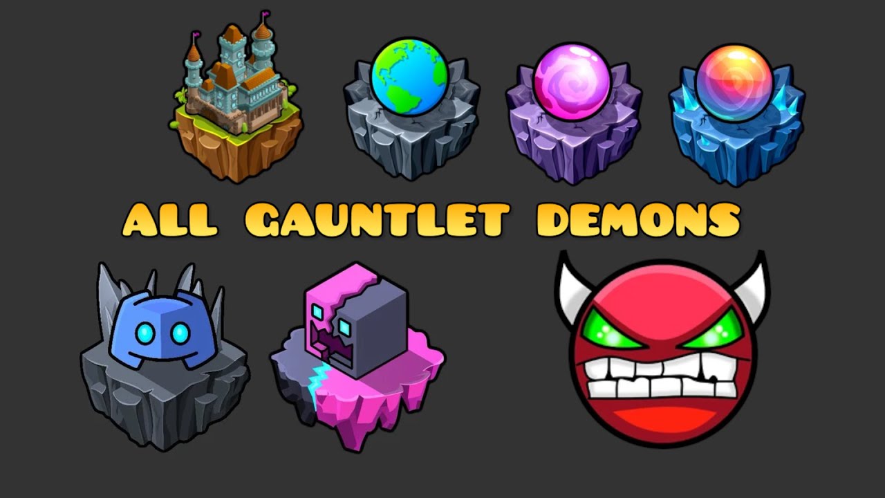 Playing Gauntlet DEMON Levels (Part 5) | Geometry Dash - YouTube