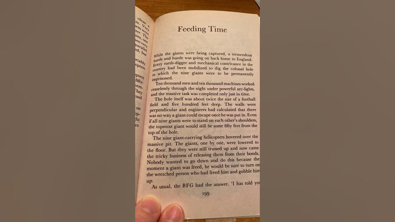 The BFG - Chapter 23 Read-aloud - YouTube