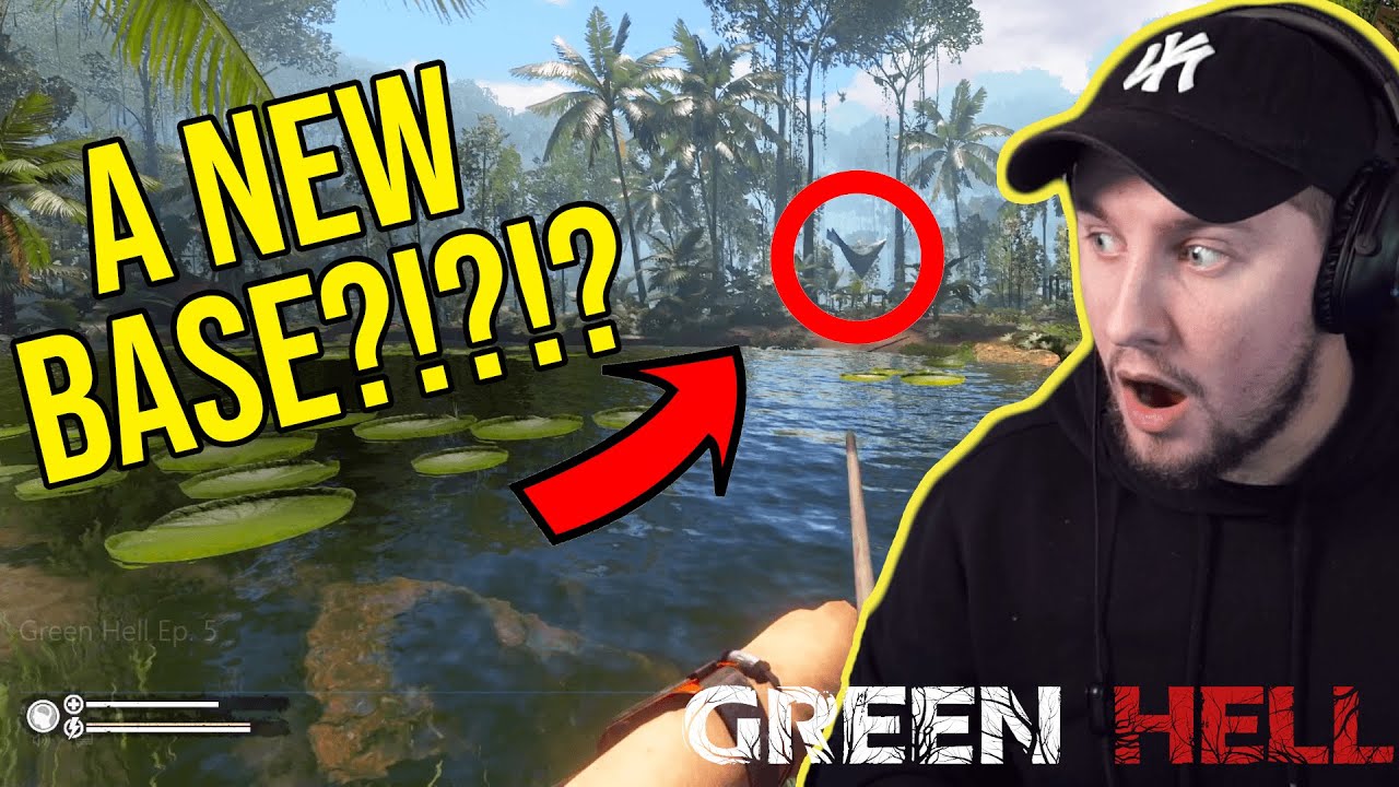 MOVING HOME?!?! Green Hell Gameplay Episode 5 (First Playthrough) 🦁 - YouTube