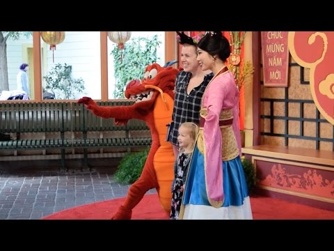 Meet Mulan & Mushu, Lunar New Year Celebration, Disney California Adventure, Disneyland Resort