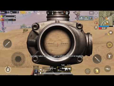 PUBG MOBILE Tabancamın ucu kopti