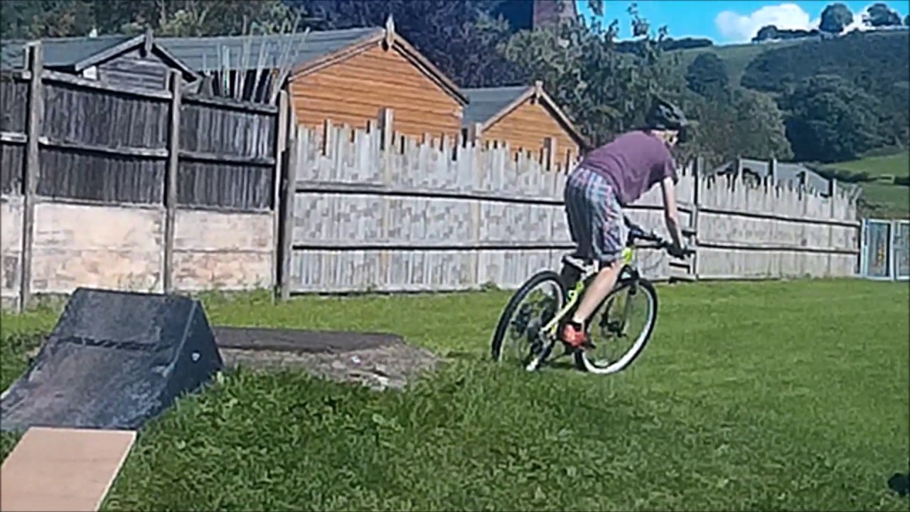 Mtb jump compilation in a field! - YouTube