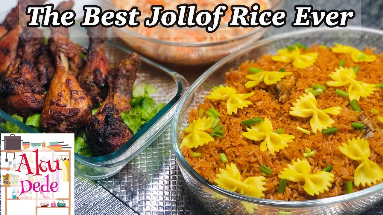 Ghana Jollof recipe || How to achieve single grained Ghana Jollof rice ...