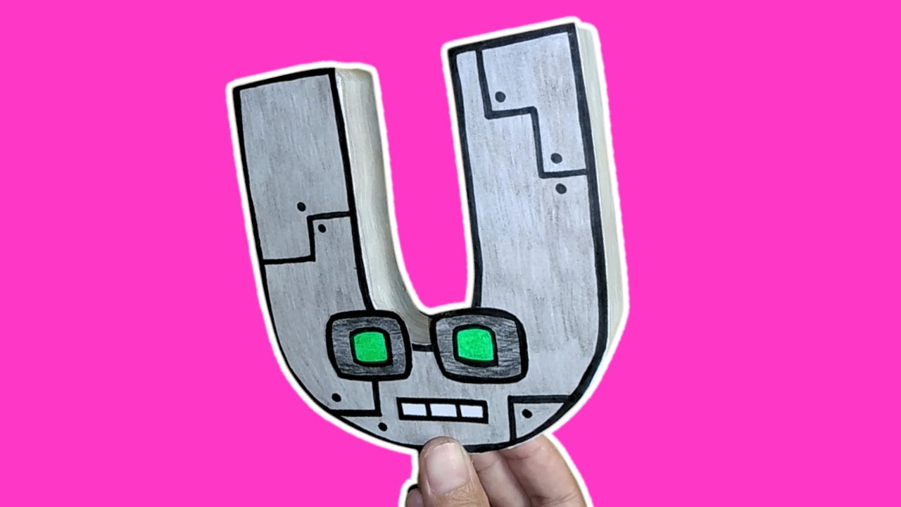 Spanish Alphabet Lore U | Paper Craft - YouTube