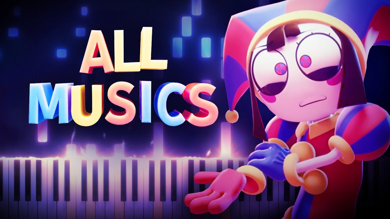 The Amazing Digital Circus - ALL MUSICS | Piano Tutorial - YouTube
