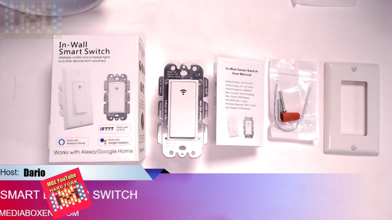 Smart Light Switch Work with Alexa and Google - YouTube