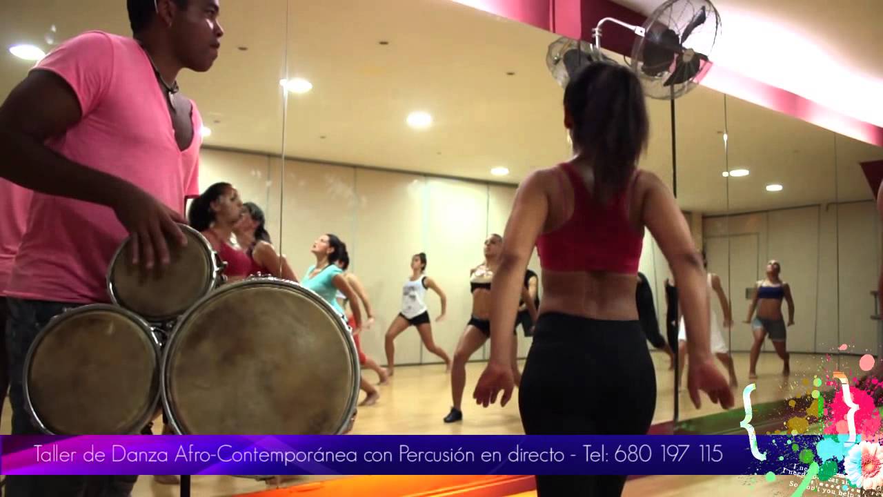 Taller de Danza Afro Contemporánea con Percusión Directo - YouTube