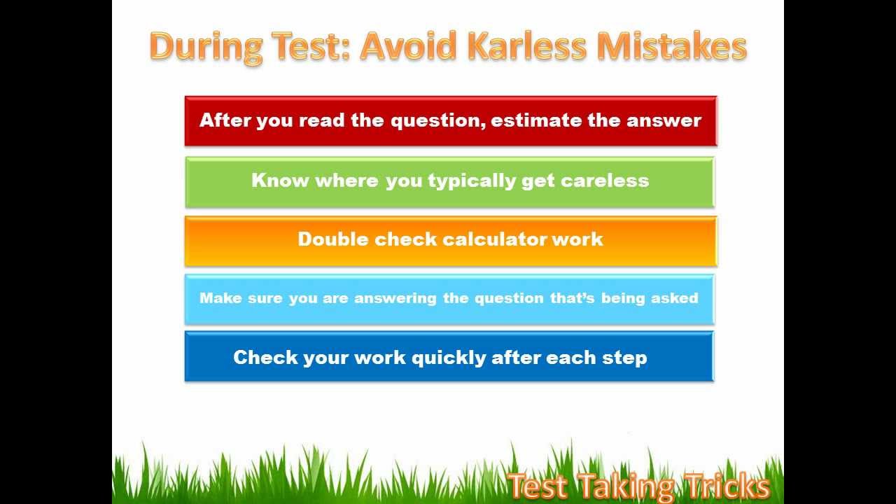 Test Taking Tricks - YouTube