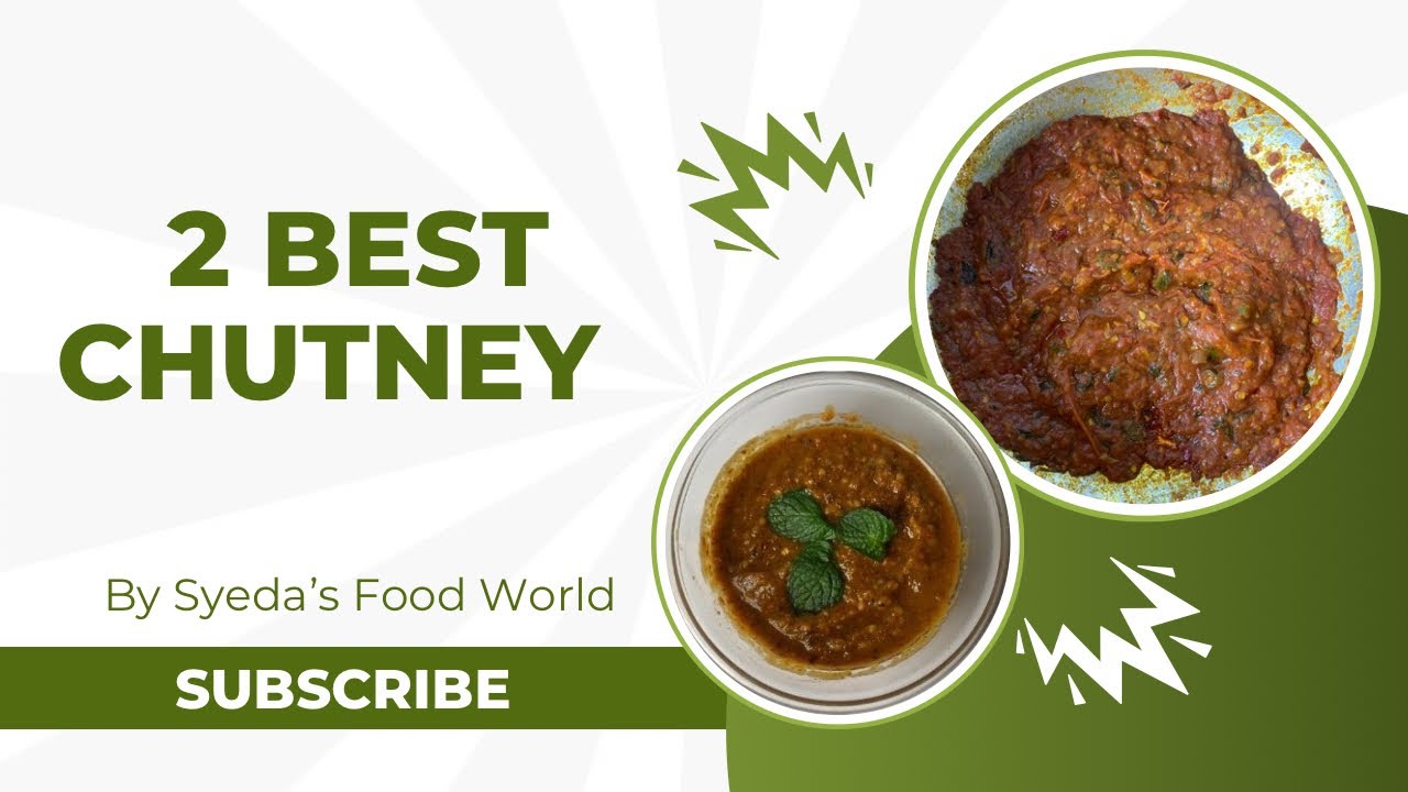 Two Different Chutney Recipe | Recipe By Syeda’s Food World - YouTube