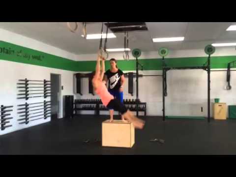Muscle-Up Progression: Step #4 Assisted Ring Muscle-Up - YouTube