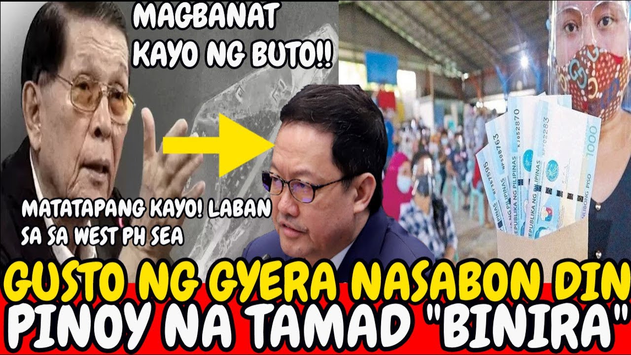 TAMAD NA PINOY NAKA TIKIM KAY MANG JUAN /MGA NAIS NG GYERA SA WEST PHIL ...