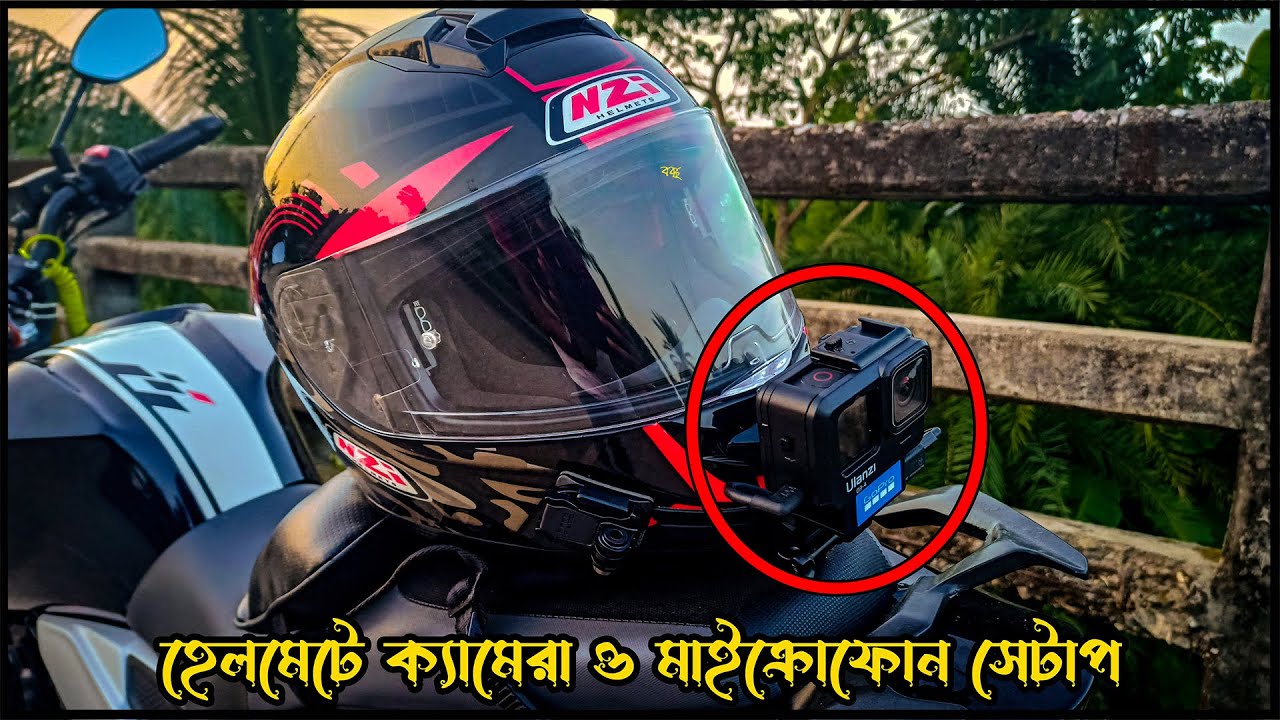 Complete Moto Vlog Set UP | Mount Your Gopro/Action Camera On Helmet ...