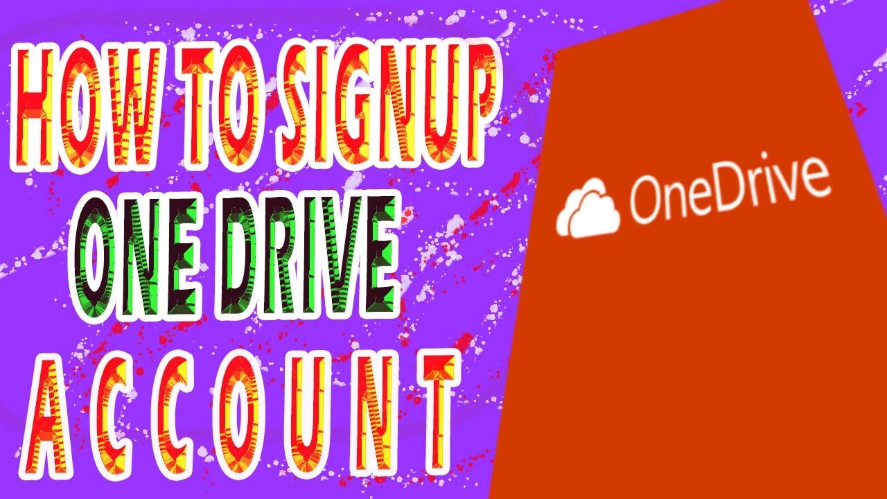 How to Create One Drive Account and sign in || One Drive Account ਨੂੰ ...