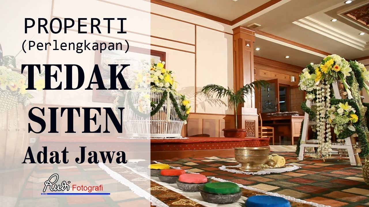 Perlengkapan TEDAK SITEN Adat Jawa - Upacara Tradisi Turun Tanah ...