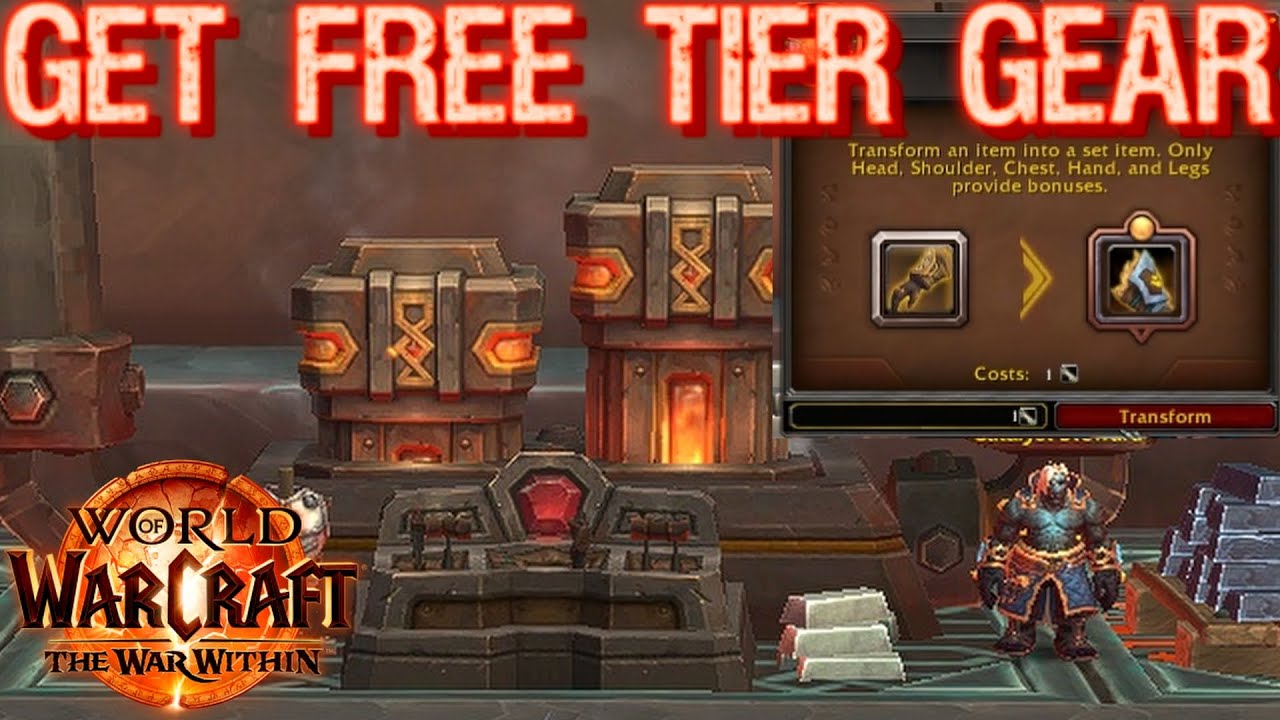 Free Tier Gear Catalyst Guide | World of Warcraft the War Within - YouTube