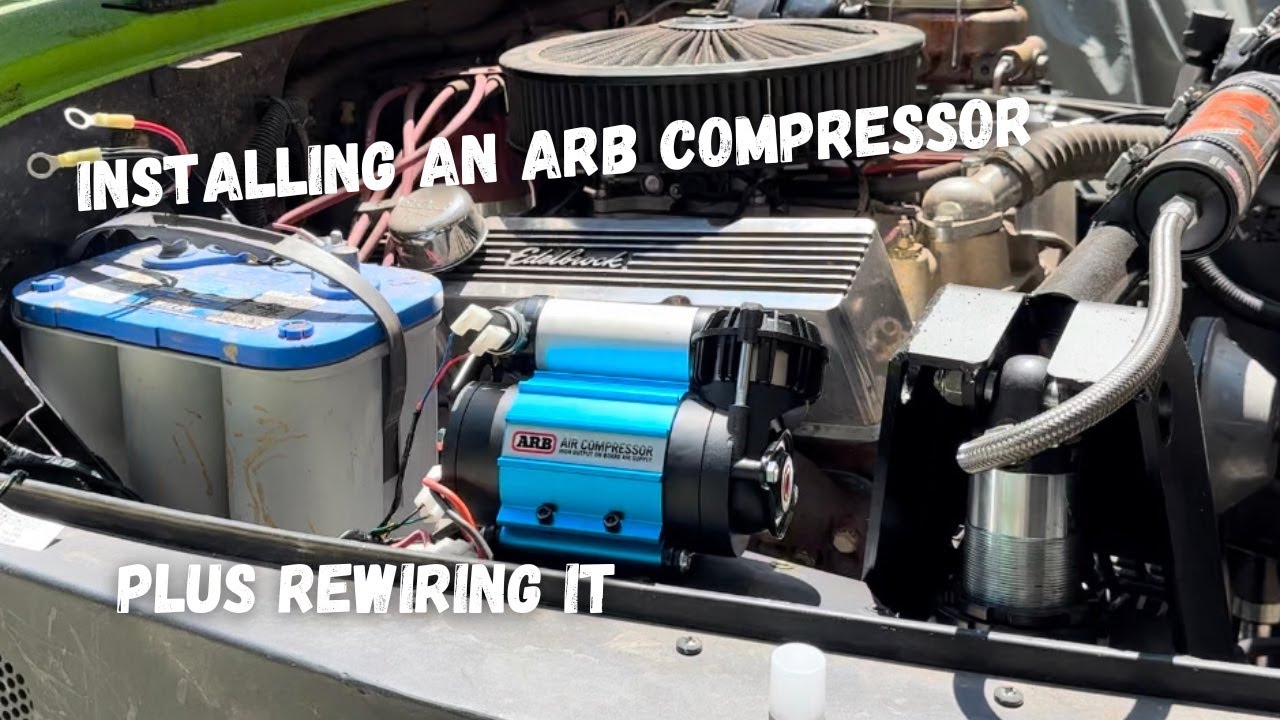 ARB Compressor Install & Rewire for Independent Locker Control - YouTube
