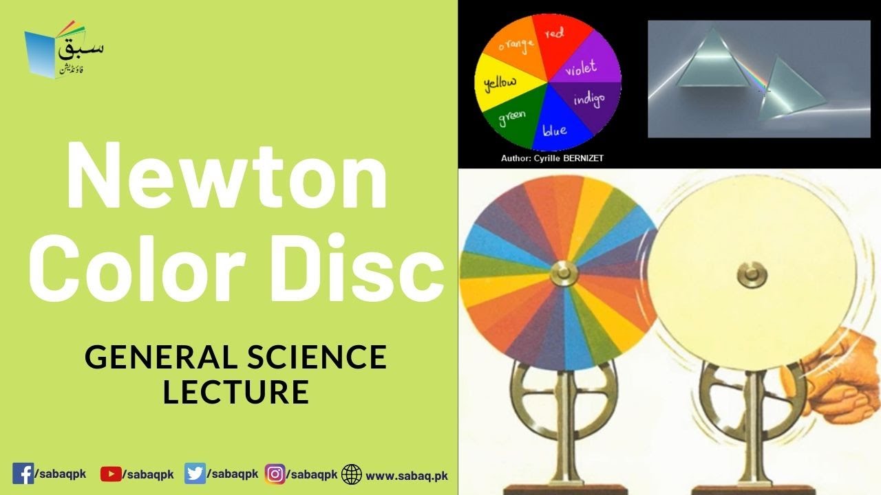 Newton Colour Disc, General Science Lecture | Sabaq.pk | - YouTube