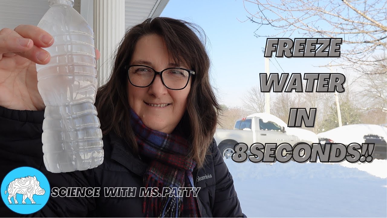 Super Cooled Water - Freeze Water in 8 Seconds!! - YouTube