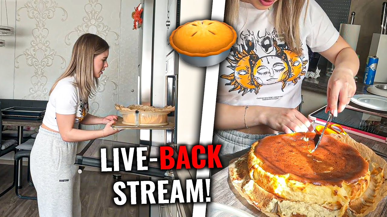 ICH BACKE EINEN KÄSEKUCHEN!😂👩🏼‍🍳 LIVE-BACKSTREAM - Itsmisabell Stream ...