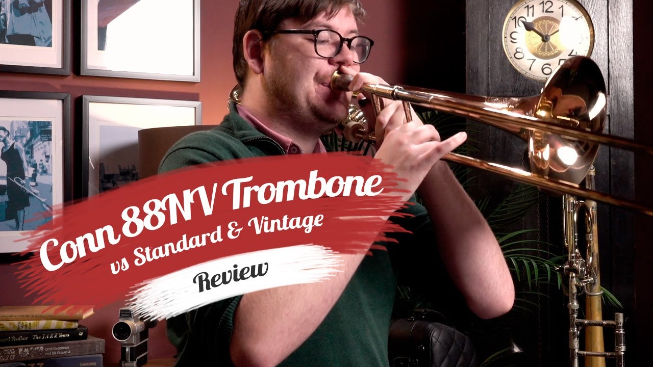 Conn 88NV Trombone - Compared to 1970's 88H and Standard 88H - YouTube