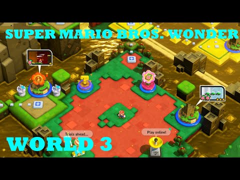 Super Mario Bros. Wonder - Walktrought World 3 - Shining Falls (All ...