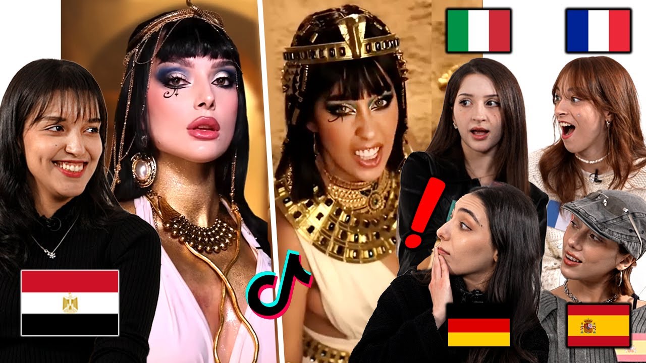 European React To Egypt Women! l Ancient Egyptian Makeup, Cleopatra ...