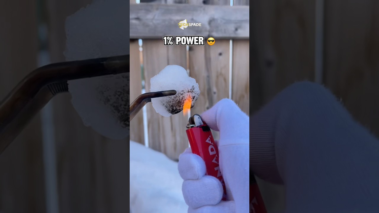 Lighter vs Snow 😤 - YouTube