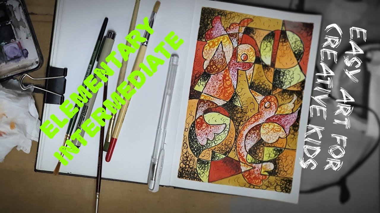 EASY DRAWING- DESIGN -PAINTING- ELEMENTARY -INTERMEDIATE -CHILD ART ...