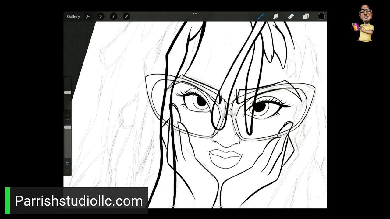 Doing Line Art in Procreate. 30 minute Livestream - YouTube