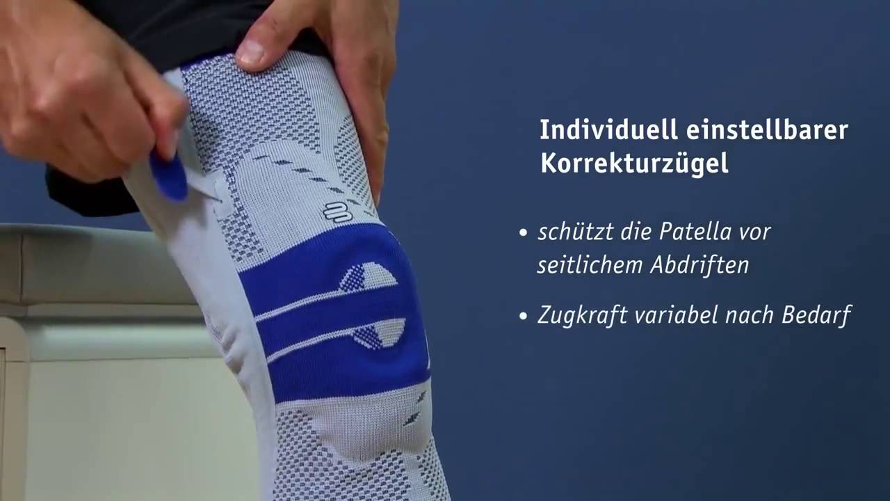 Bauerfeind GenuTrain P3 Knee Support at DME Direct com - YouTube