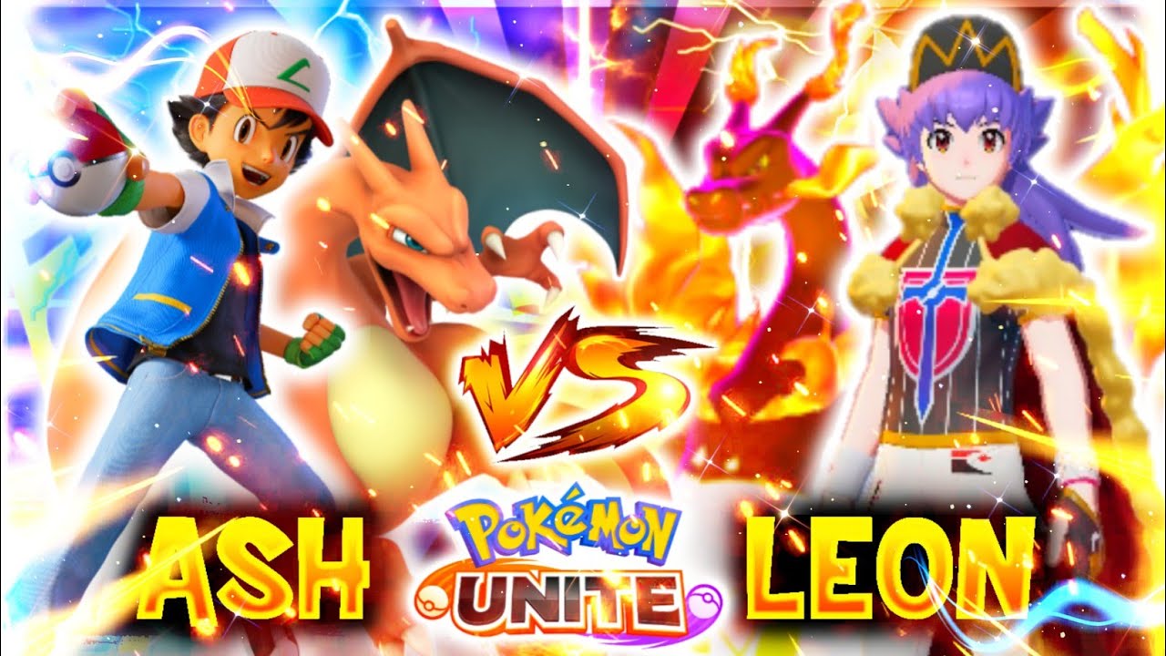 Ash Vs Leon Battle In Pokemon Unite 🔥|Pokemon Unite Hindi Gameplay ...
