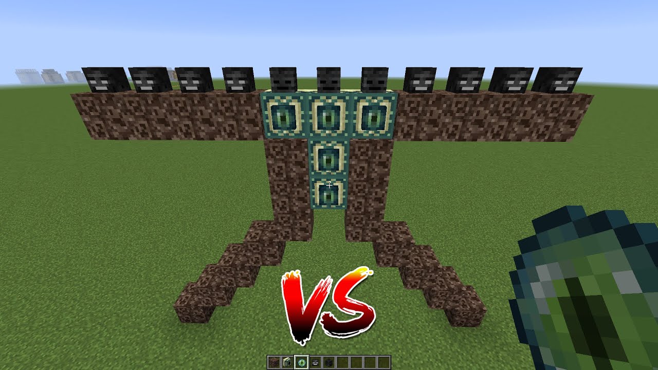 what if you create a WITHER STORM vs SMALL WITHER in MINECRAFT - YouTube