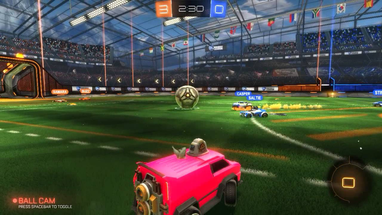 Rocket League series Ep.7- 3 vs. 3 mannfield, ALL-STAR - YouTube