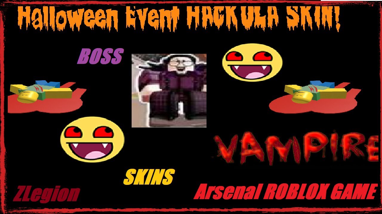 ROBLOX Arsenal Halloween Event HOW TO DEFEAT HACKULA HOW TO GET THE ...